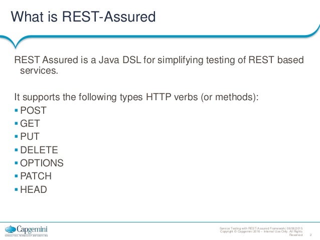 Service Testing Using The Rest Assured Framework