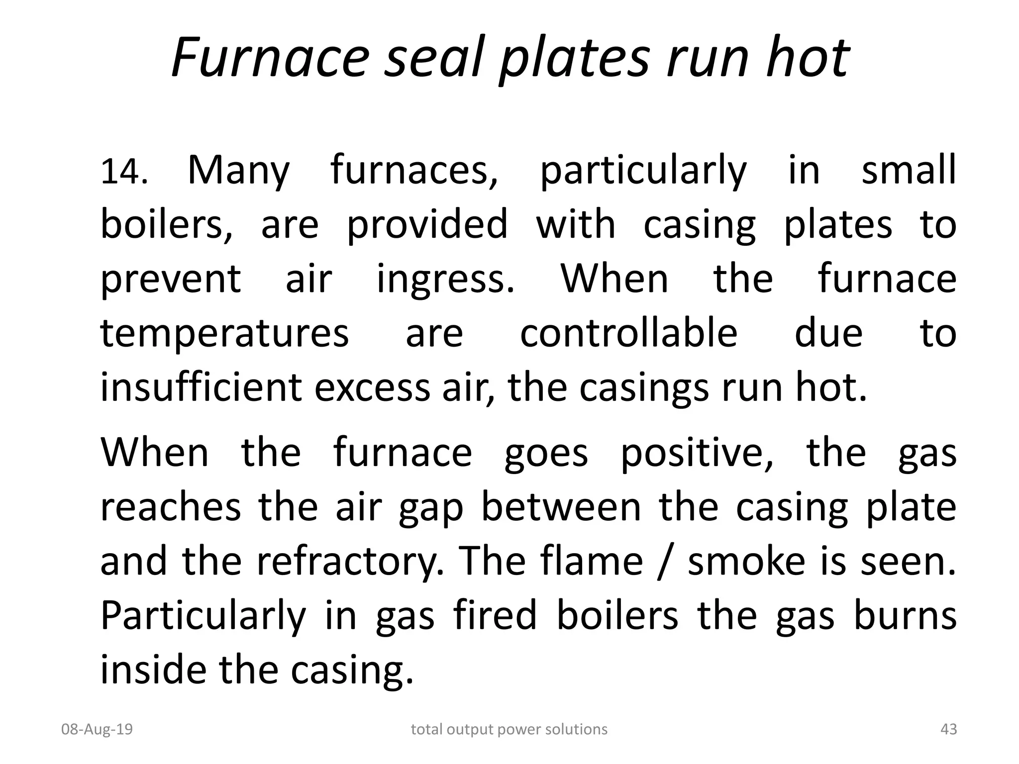 AFBC BOILERS PERFORMANCE IMPROVEMENT | PDF