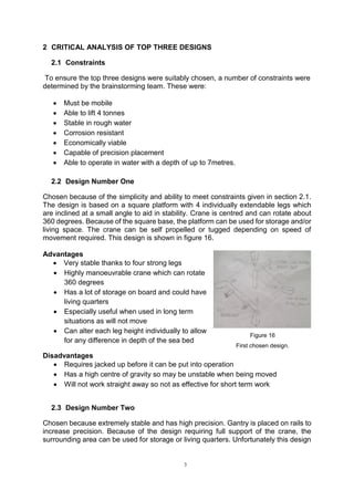 Brainstorming and MATLAB report | PDF