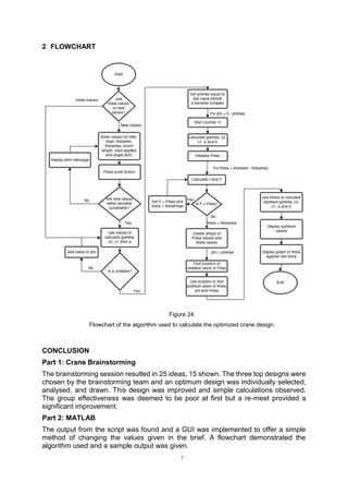 Brainstorming and MATLAB report | PDF