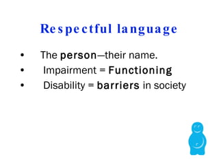 Disability Equality - single strand. | PPT