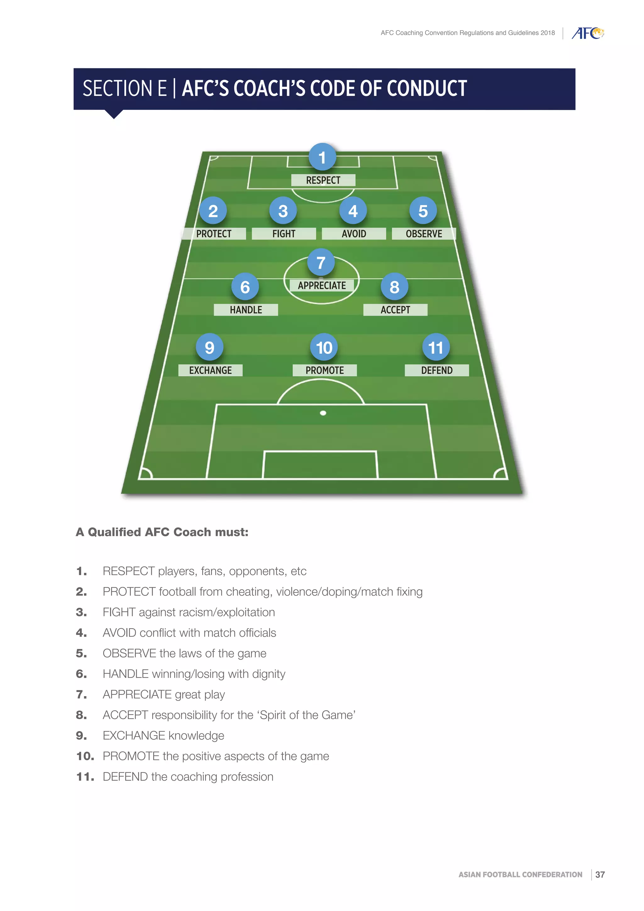 Afc coaching-convention-regulations-and-guidelines-2018-x3719 | PDF