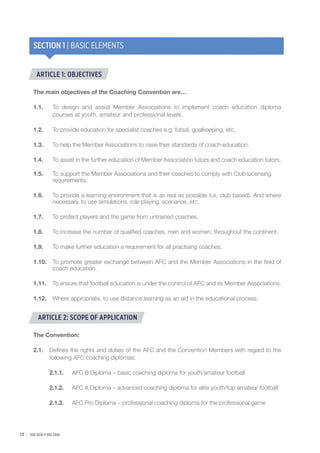 Afc coaching-convention-regulations-and-guidelines-2018-x3719 | PDF