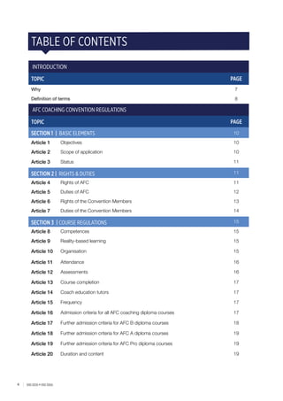 Afc coaching-convention-regulations-and-guidelines-2018-x3719 | PDF