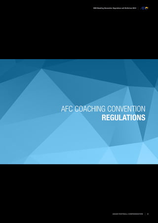 Afc coaching-convention-regulations-and-guidelines-2018-x3719 | PDF
