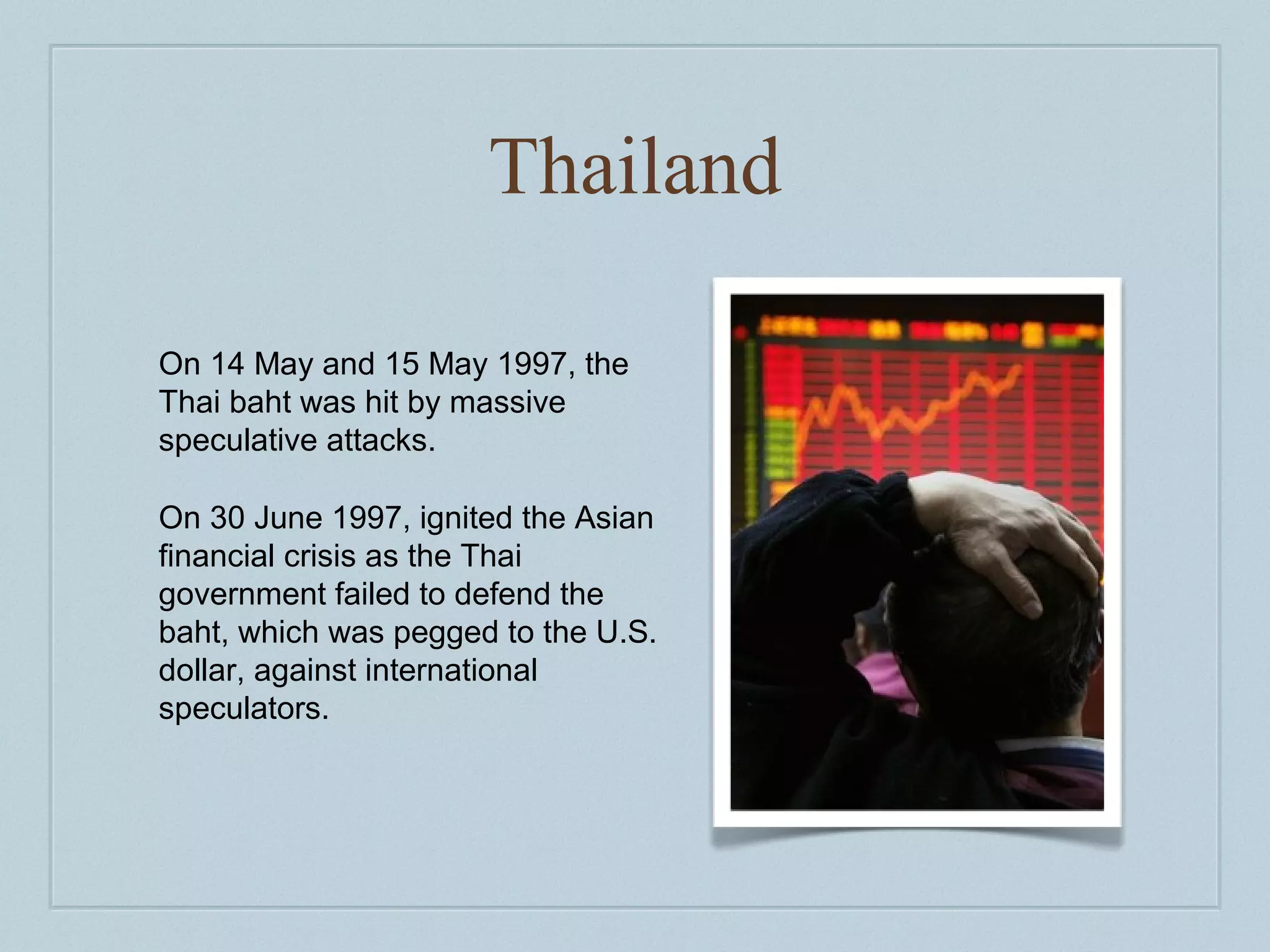 Asian Financial Crisis | PPT