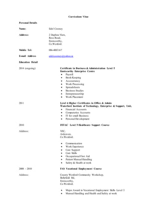 New Curriculum Vitae | PDF