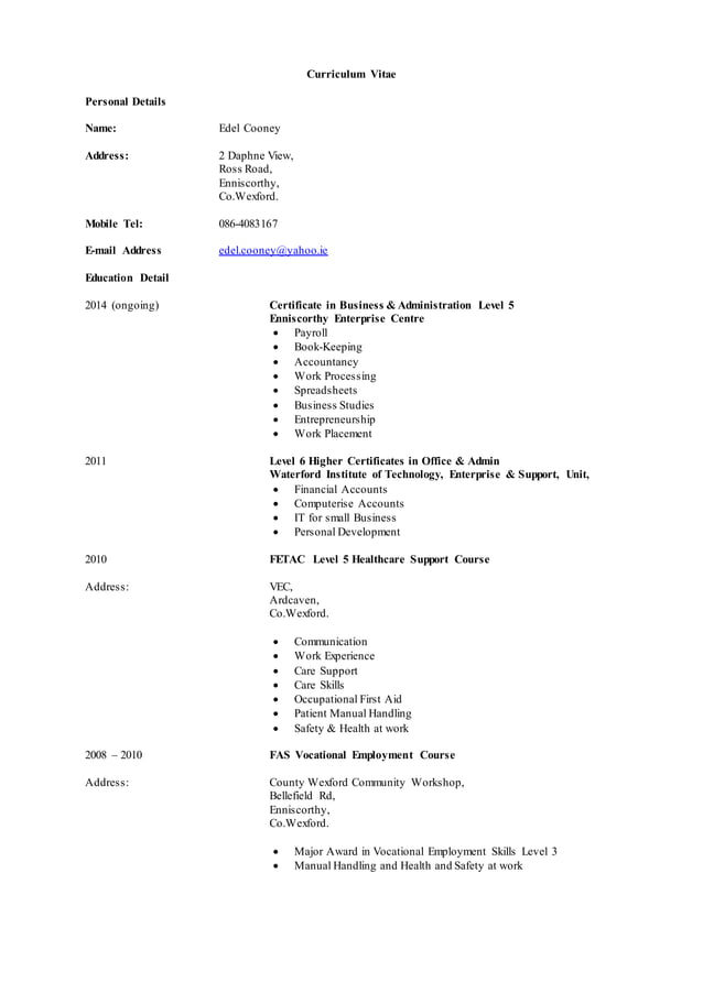 New Curriculum Vitae | PDF
