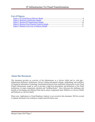 Infrastructure To Cloud Transformation | PDF