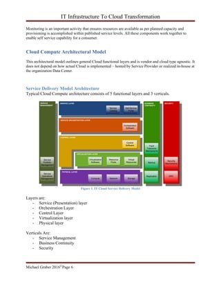 Infrastructure To Cloud Transformation | PDF