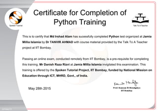 Md-Irshad-Alam-Participant-Certificate (1) | PPT