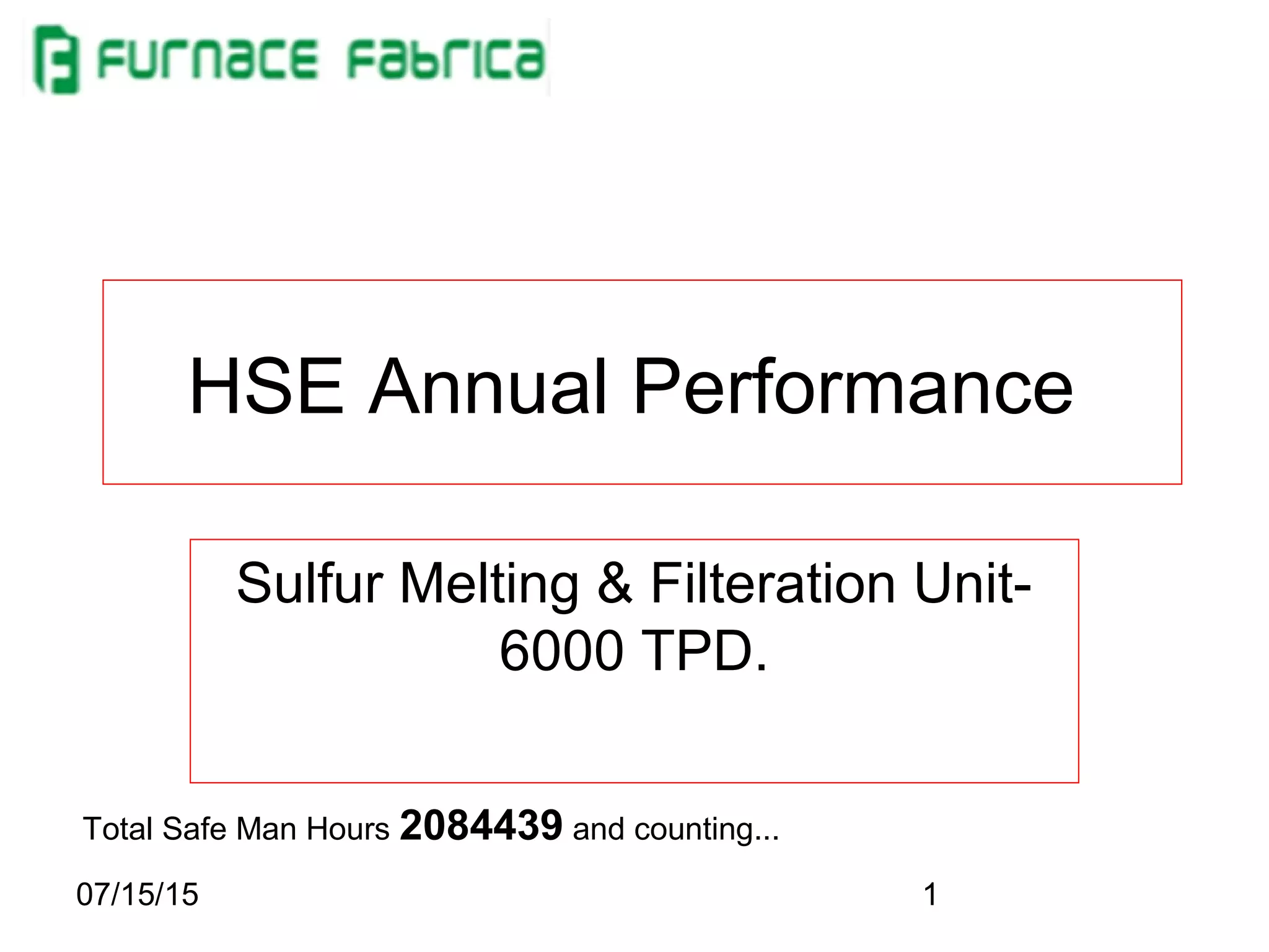 HSE Annual Performance | PPT