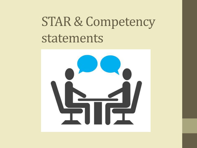 STAR competencies | PPTX | Resume Writing and Advice | Job Search