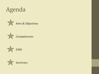 STAR competencies | PPTX