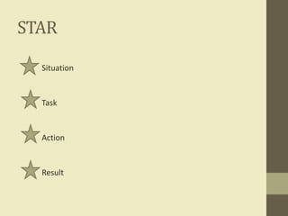 STAR competencies | PPTX