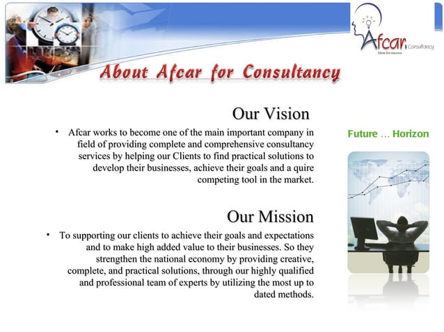 Afcar for consultancy profile | PPT