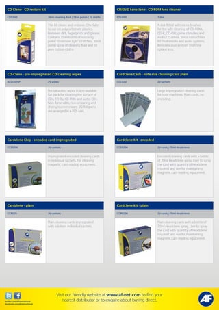 AF International Catalogue Product Sheets | PDF