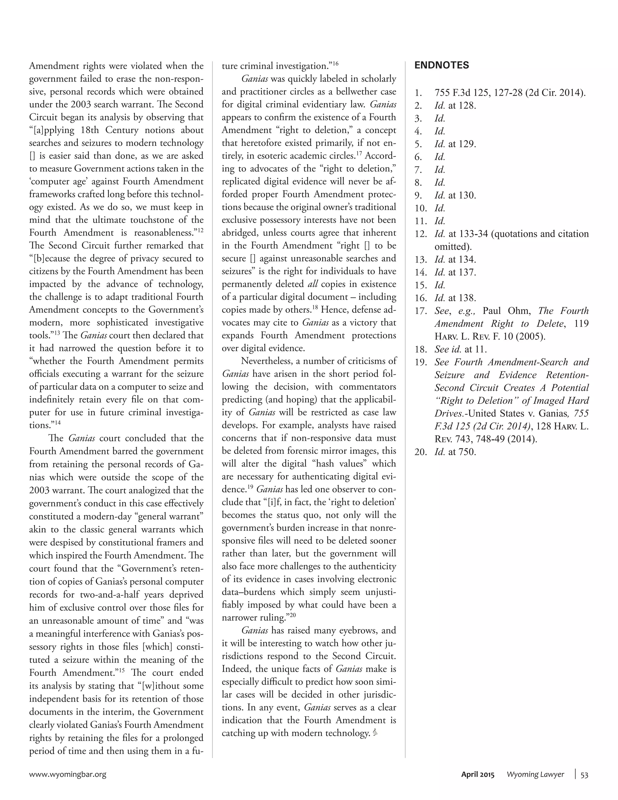 Digital Evidence and the Fourth Amendment | PDF