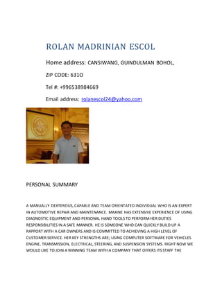 ROLAN MADRINIAN ESCOL | PDF