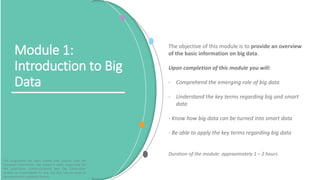 Age Friendly Economy - Introduction to Big Data | PPT