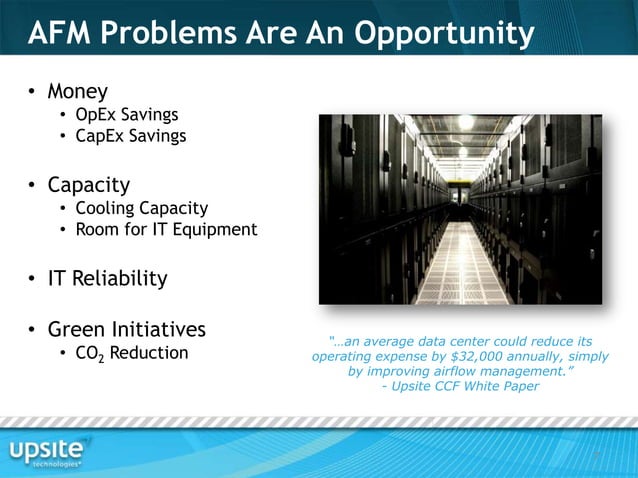 Gaining Data Center Cooling Efficiency Through Airflow Management Ppt