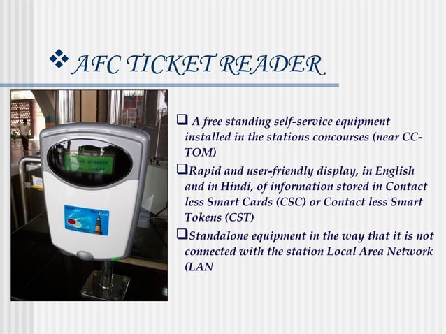 Afc system overview | PPS | Computer Networking | Computing