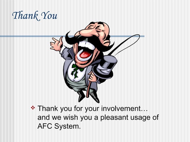 Afc system overview | PPS | Computer Networking | Computing