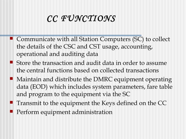 Afc system overview | PPS | Computer Networking | Computing