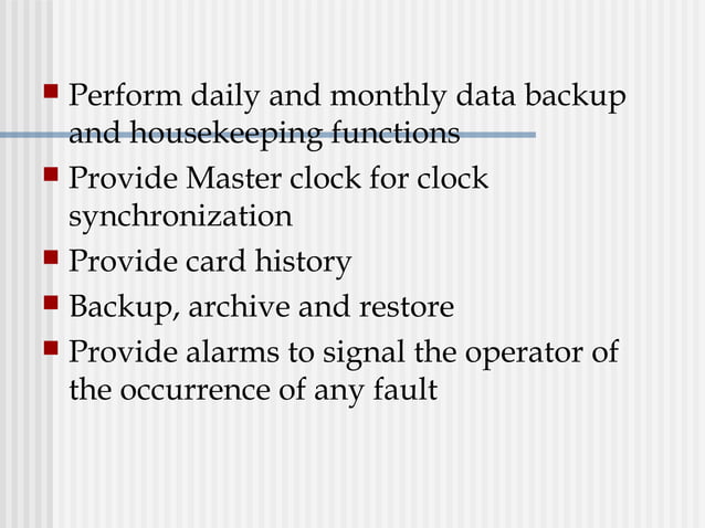 Afc system overview | PPS | Computer Networking | Computing