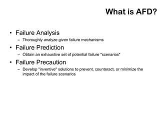 Anticipatory Failure Determination | PPTX