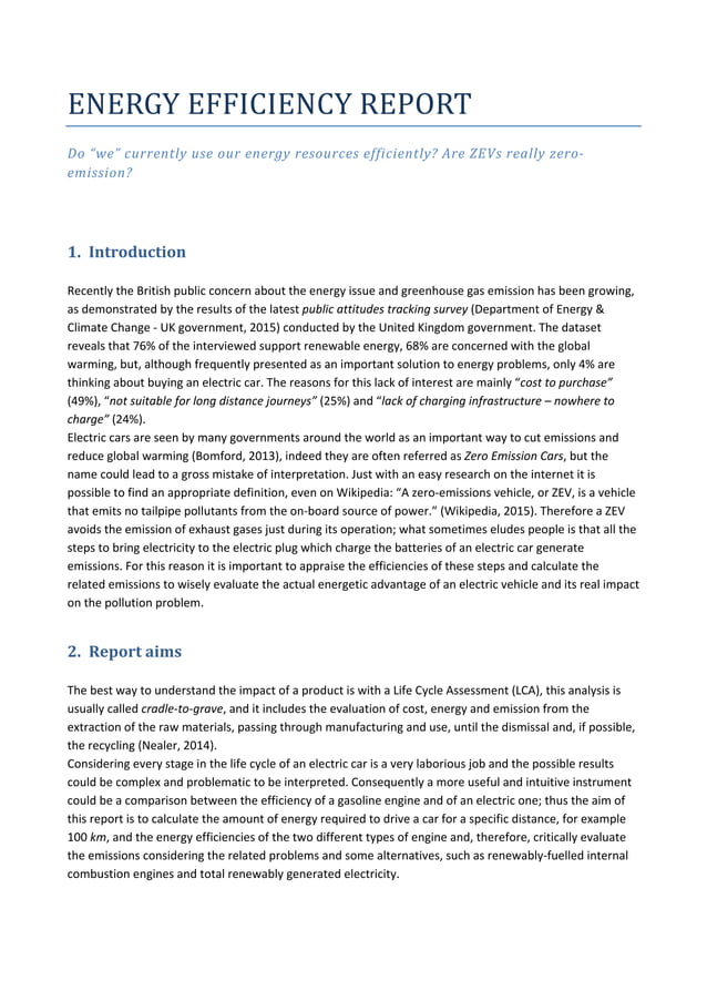 ENERGY EFFICIENCY REPORT | PDF