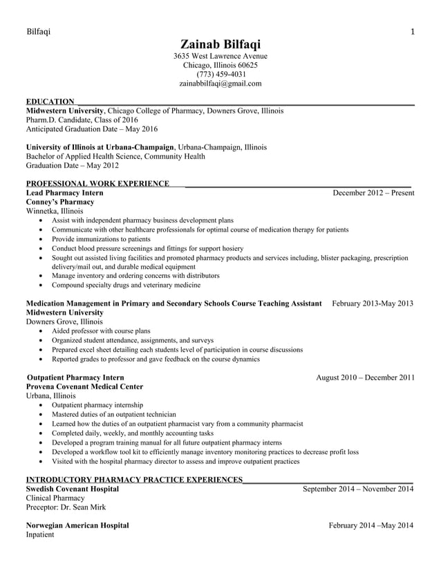 Zainab_CV_FINAL | PDF