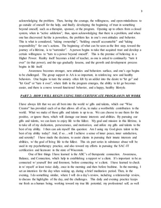 RECOVERY-THE IMPORTANCE AND PARALLEL OF AA | DOCX | Substance Abuse ...