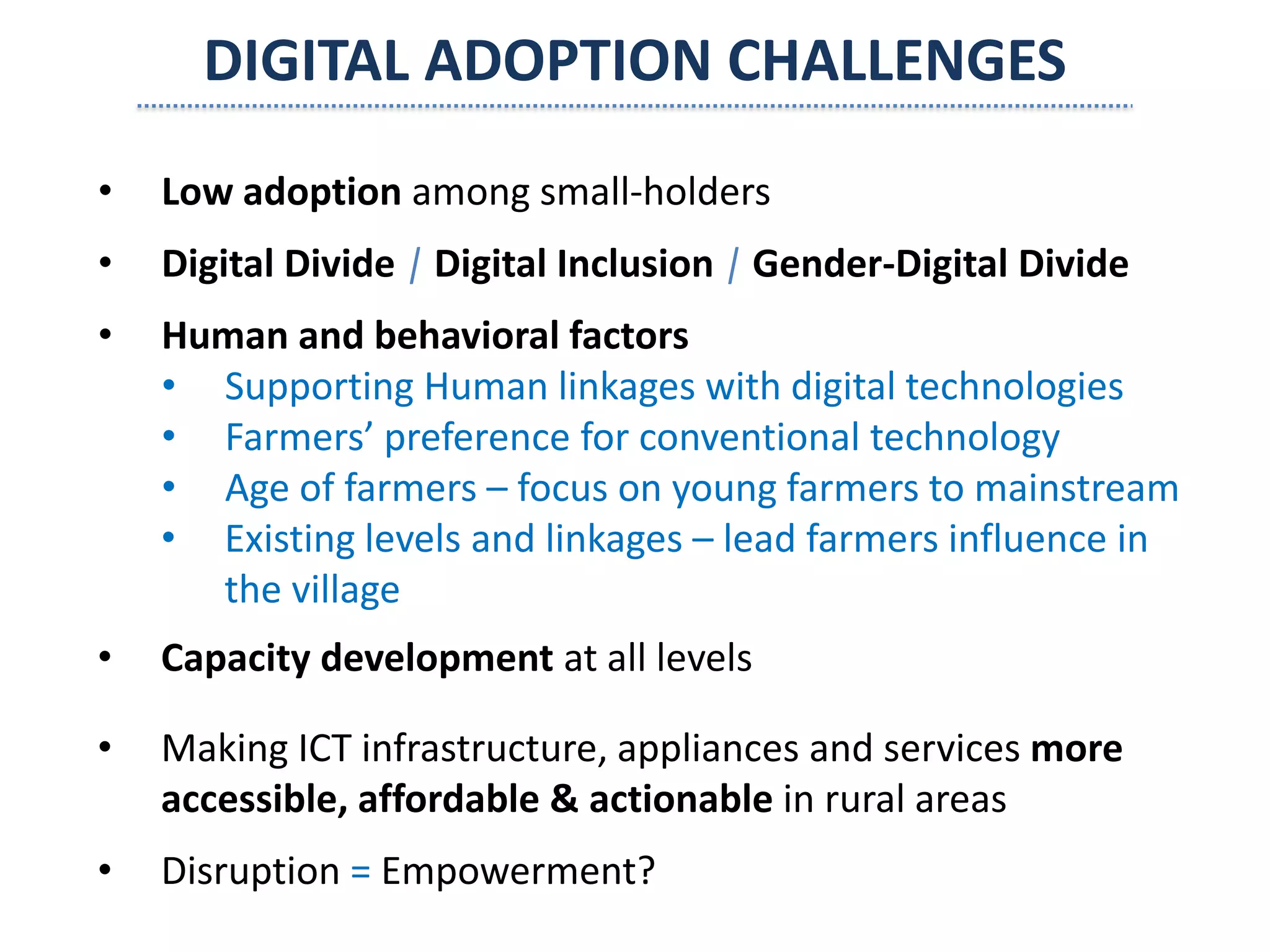 Digitalization to transform African Agriculture | PPT