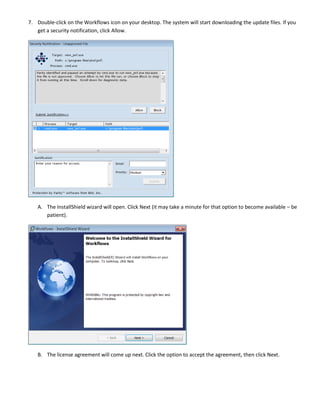 WF Upgrade Instructions | PDF | Operating Systems | Computer Software and Applications