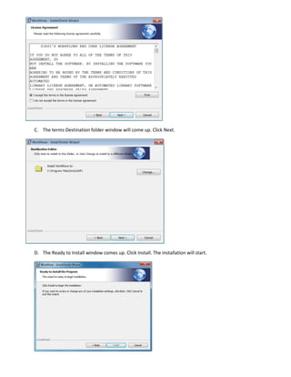 WF Upgrade Instructions | PDF | Operating Systems | Computer Software and Applications
