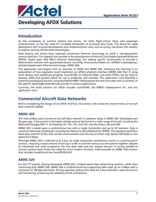 Afdx solutions an | PDF