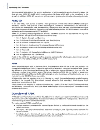 Afdx solutions an | PDF