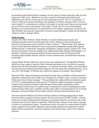 China’s Three Warfares | PDF