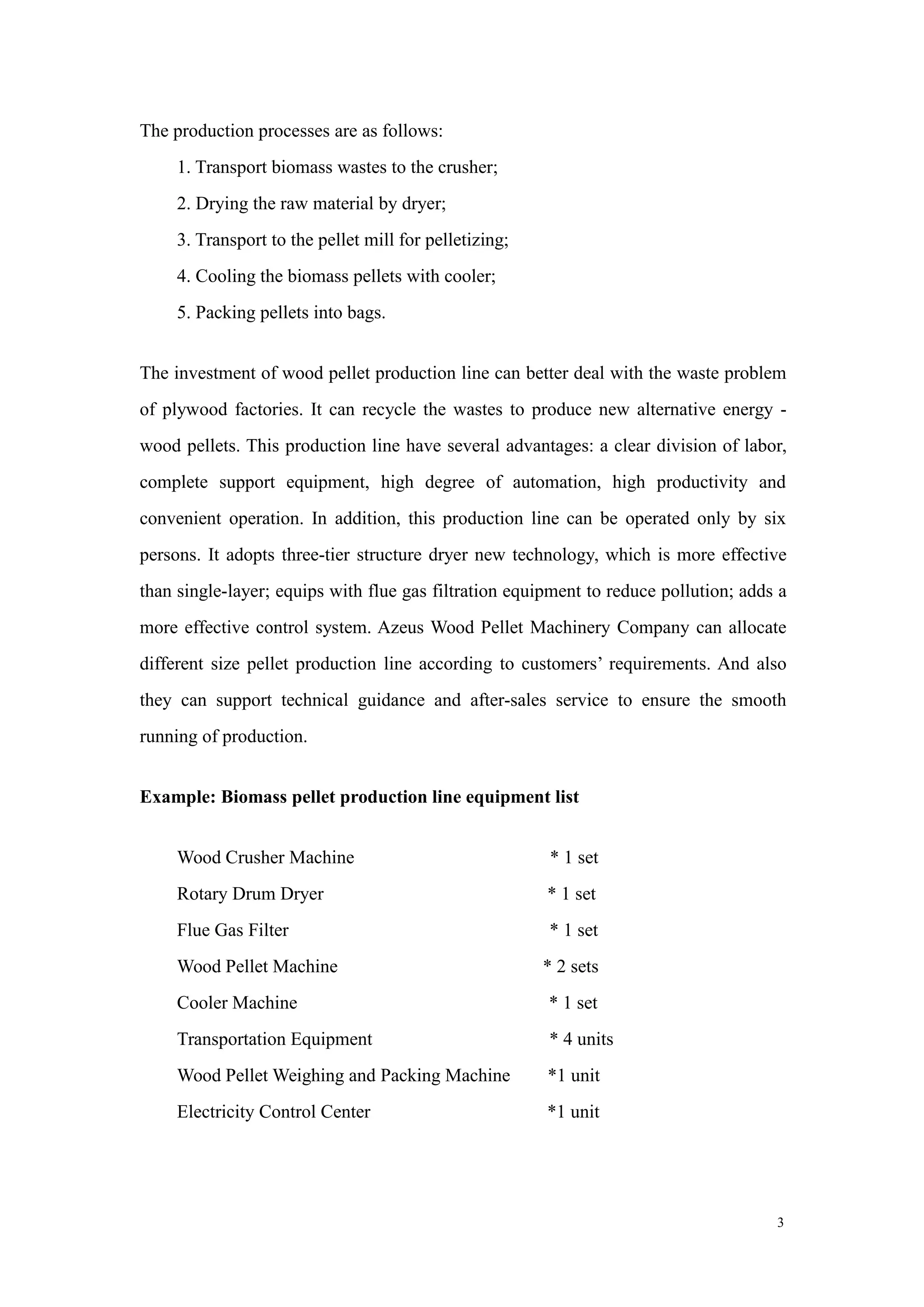 A Feasibility Study of Making Biomass Pellets with Plywood Plant Waste ...