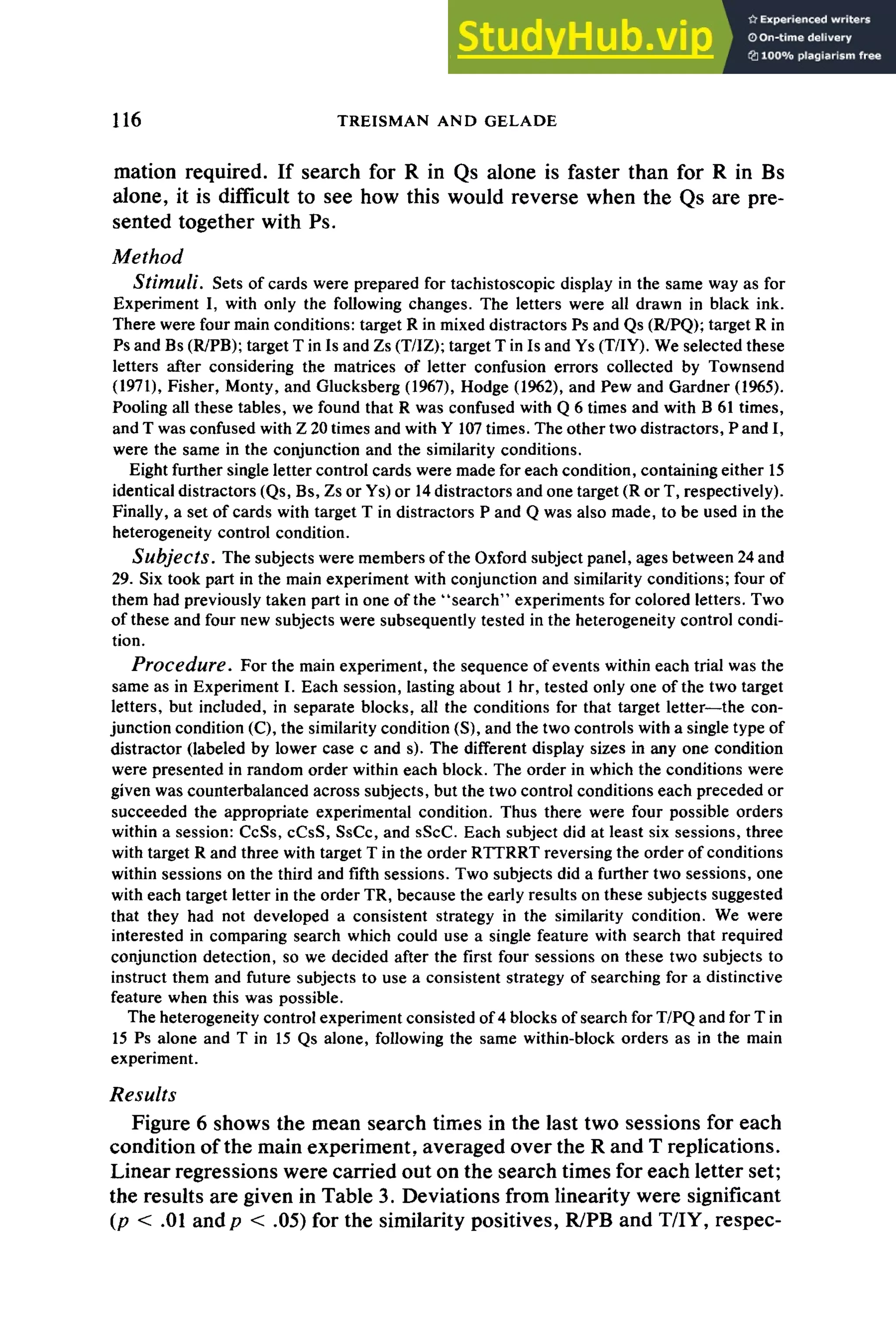 A Feature-Integration Theory Of Attention | PDF