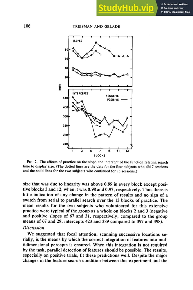 A Feature-Integration Theory Of Attention | PDF | Physics | Science