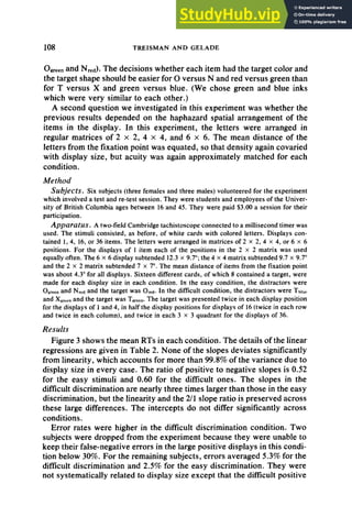 A Feature-Integration Theory Of Attention | PDF