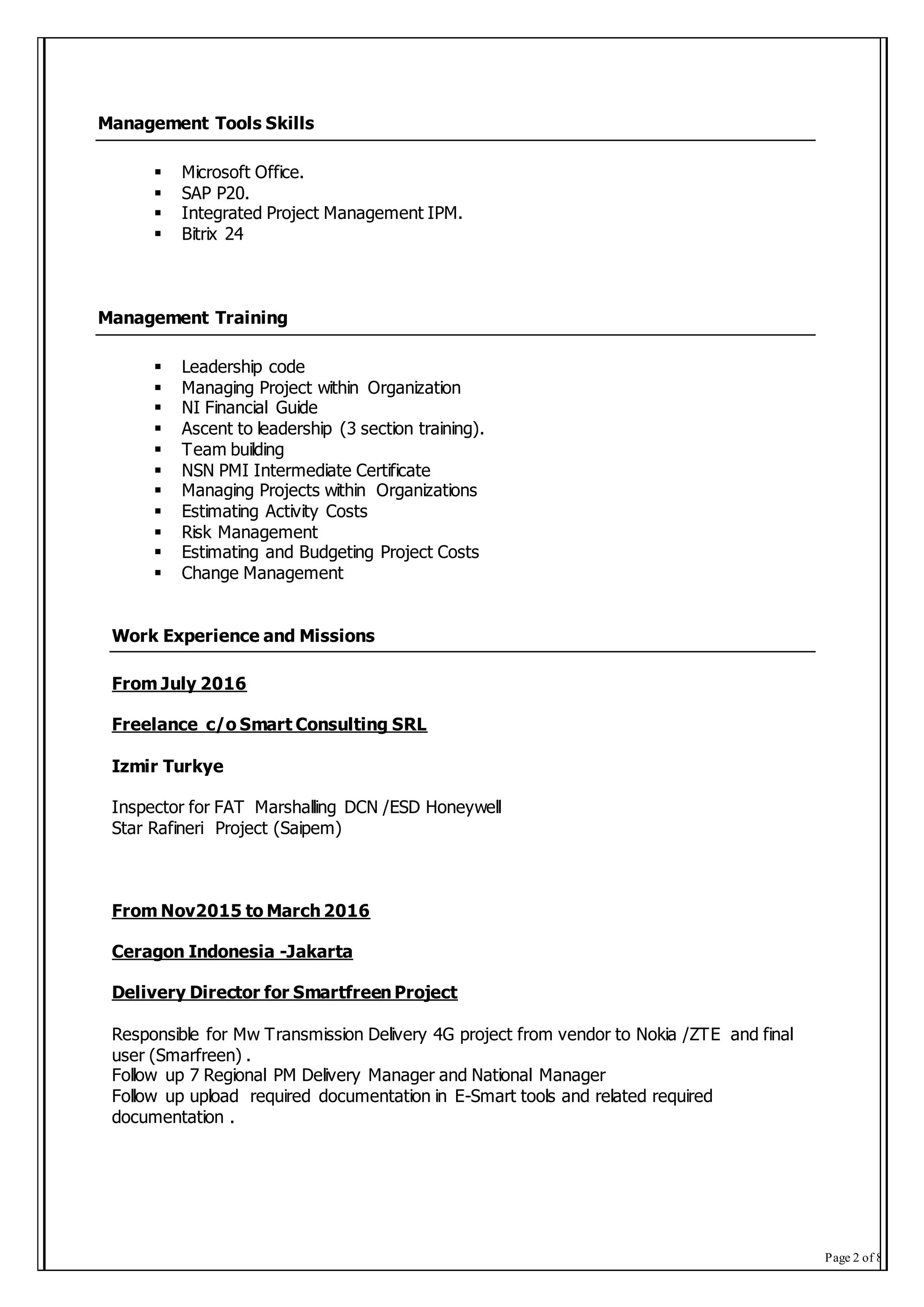 Giuseppe Esposito - AGUST 2016 | DOCX | Telecommunications Industry ...