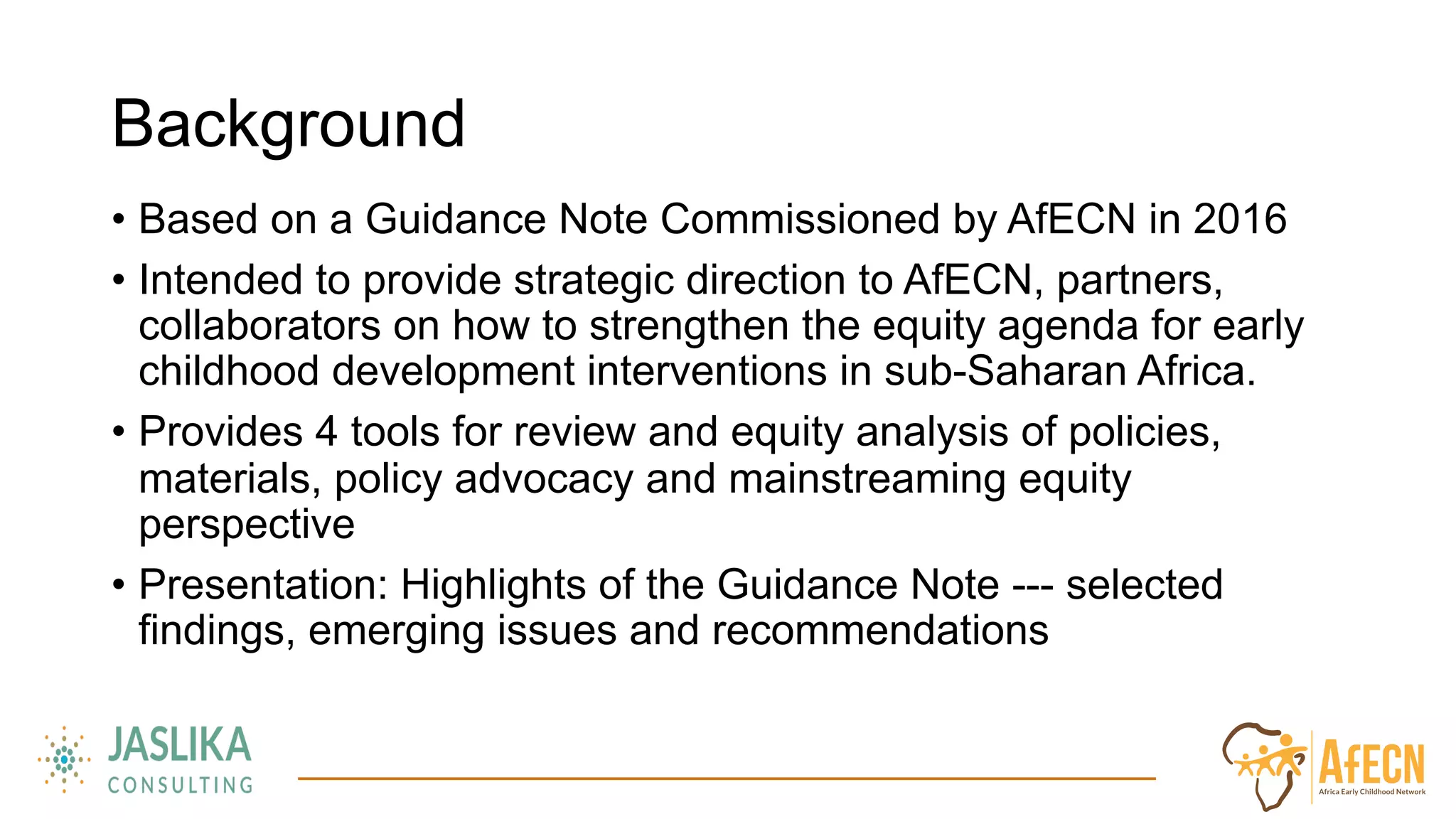 Af ecn 2018 building foundation of equity | PDF