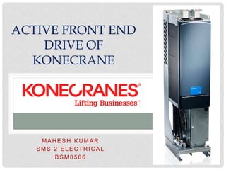 Active front end drive | PPTX