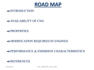 CNG as aAlternate fuel for I.C Engine | PPTX