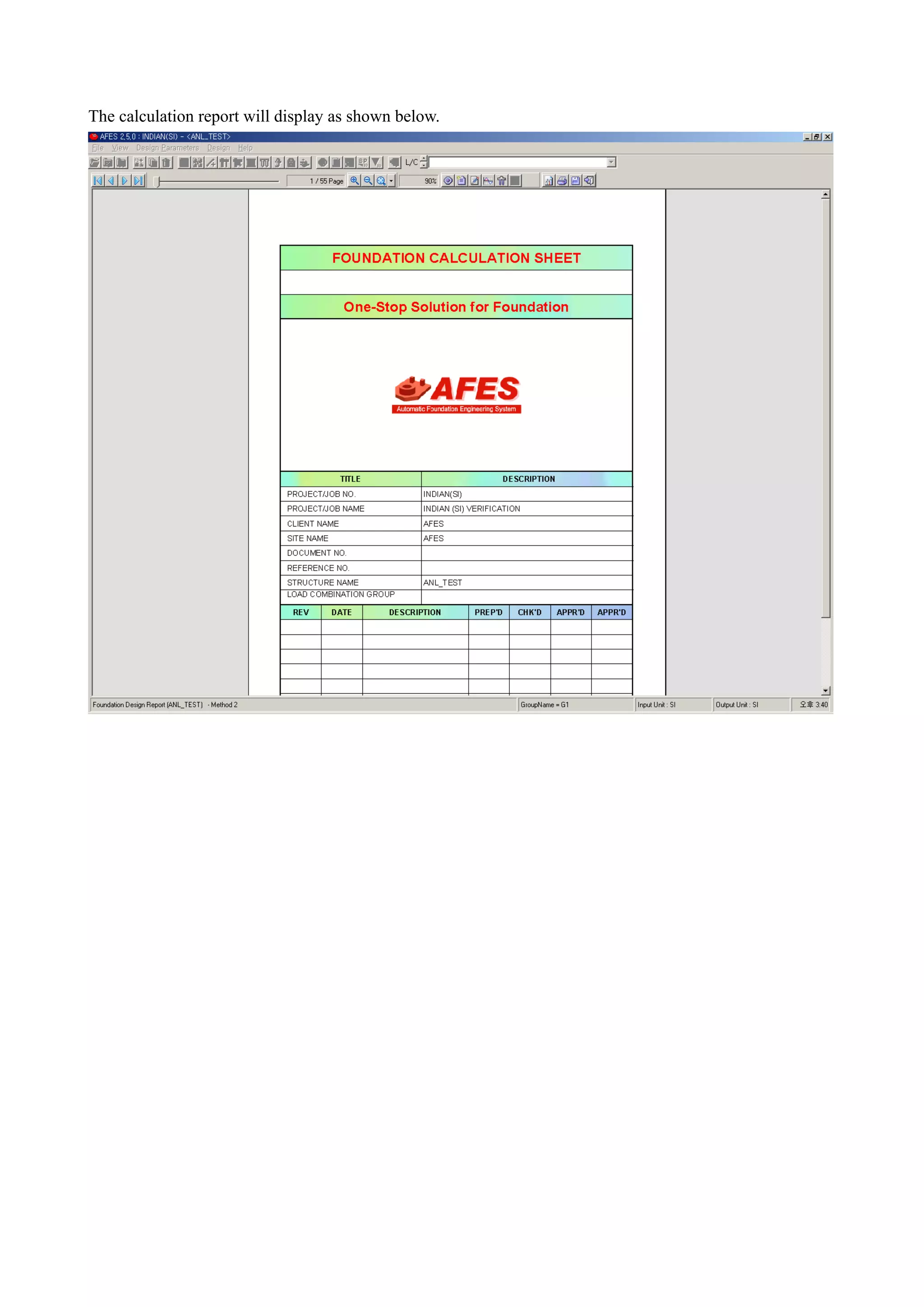 Afes foundation design | PDF