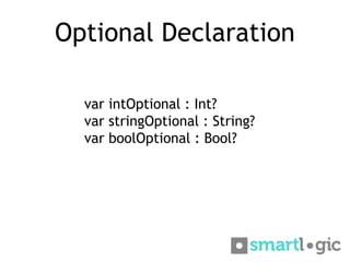 A Few Interesting Things in Apple's Swift Programming Language | PPT