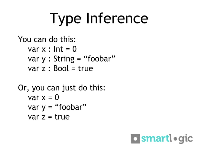A Few Interesting Things in Apple's Swift Programming Language | PPT